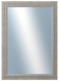 DANTIK - Zarámované zrcadlo - rozměr s rámem cca 50x70 cm z lišty AMALFI šedá (3113)