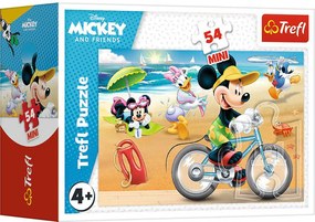 TREFL PUZZLE Mickey Mouse Den s přáteli mini 20x13cm 54 dílků 4 druhy tr54190