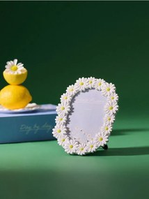 Sinsay - Fotorámeček s motivem sedmikrásek - bílá
