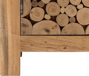 Masivní dřevěná skříňka vyšší do koupelny Katarina z Akácie