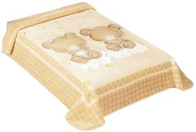 Belpla Španělská deka 548 Babyperla - 80 x 110 cm Béžová