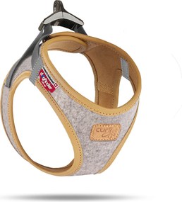 Postroj pro psy a kočky Curli Alpine Light Gray Velikost: 3XS