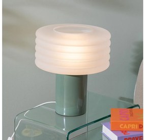 Atmosphera - Stolní lampa ASTI 1xE27/60W/230V zelená
