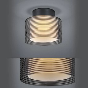 Stropní svítidlo BANKAMP Grand Groove LED, Ø 20 cm
