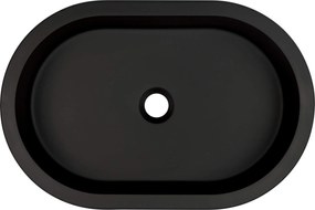 Deante Granite washbasin, undermount/inset, oval
