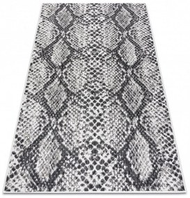 Kusový koberec Hadí kůže šedý 140x190cm