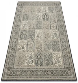 Kusový koberec vlněný Agnella Isfahan Timor Grafit Šedý Rozměr: 200x300 cm