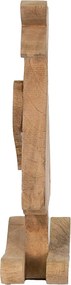 Dřevěná dekorace králíčí dívka v šatičkách L - 17*7*30 cm