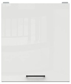 Junona Line Tafla horní skříňka G1D/50/57 LP, bílá/bílá křída lesk
