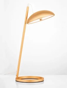 Designová stolní lampa Flute zlatá
