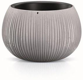 Prosperplast Květináč s vkladem šedá BOWL šedý 23,8 cm