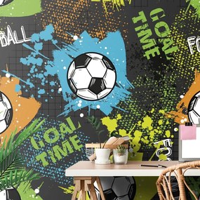 Tapeta pro fotbalistu do pokojíčku - 225x150 cm