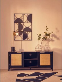 Černý TV stolek 120x52x38 cm Sherman – Premier Housewares