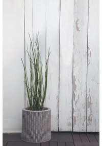 Keter Obal na květináč Cylinder Planter S šedá, 7 l, 28 x 28 x 28,3 cm