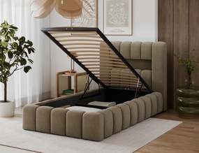 Postel Lamica 90x200 + Kovový rám/plynový výtah/kontejner