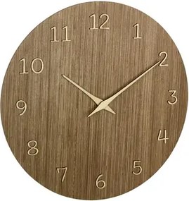 TFA 60.3072.23 / Nástěnné hodiny / dřevěné / světlé číslice / 298x298