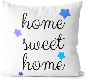 Polštářek Home Sweet Home - stars (Velikost: 55 x 55 cm)