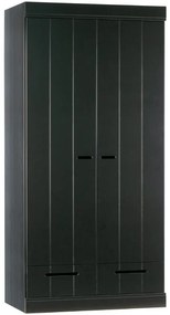 Hoorns Černá dřevěná skříň Ernie 94 x 53 cm