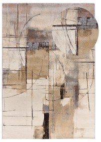 Šedo-béžový koberec 133x190 cm Beruti – Universal