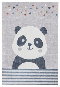 Světle šedý dětský koberec 120x170 cm Vida Kids Panda – Think Rugs