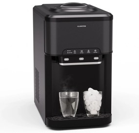 Klarstein Aqueous výrobník ledu 3 v 1: kostky ledu, dávkovač vody: horká a studená, 20 kg/24h