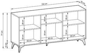 Piaski Komoda K154 Diamond