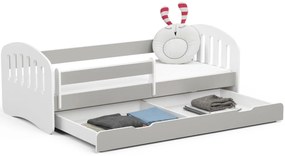 Dětská postel PLAY 180x80 cm šedá