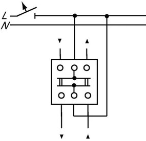 ABB žaluziové tlačítko otočné č.1/0+1/0 1101-0-0559 (2722 U) 2CKA001101A0559 s blokováním