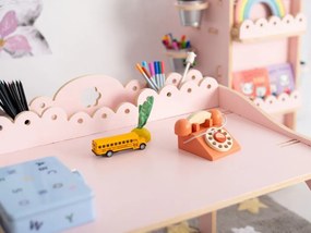 Myminihome Dětský stolek EMMA s pastelkovníky + židle Zvolte barvu: Růžová