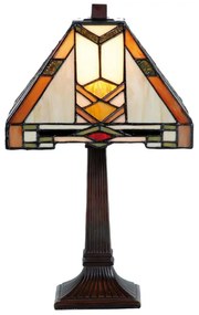 Stolní lampa Tiffany Arrow – 22x22x38 cm