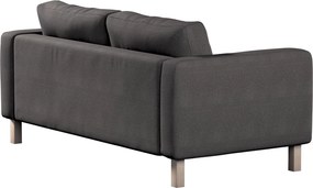 Potah na pohovku IKEA  Karlstad 2-místná, nerozkládací, krátký barva šedá látka pletený vzor