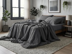 Mušelínové povlečení MUSSARI šedé Rozměr povlečení: 70 x 90 cm | 140 x 220 cm