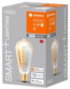 LEDVANCE SMART+ WiFi E27 8W Edison zlatá 822-850