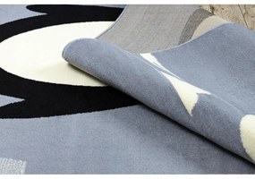 Dětský kusový koberec PP Tučňák šedý 140x190cm