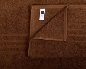 Bavlněný ručník a osuška, Finer hnědý 70 x 140 cm