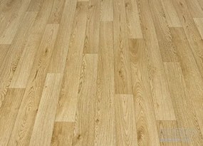 Breno PVC SMARTEX Holly Oak 136M – světlé přírodní dřevo, šíře 200 cm