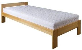 Dřevěná postel LK184, 90x200, buk (Barva dřeva: Koniak)
