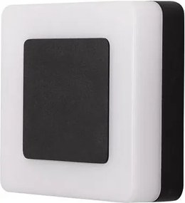 NV 9529721 Venkovní nástěnné svítidlo TUNE černý hliník a akryl LED 9W 3000K 100-240V 115st. IP65 - NOVA LUCE