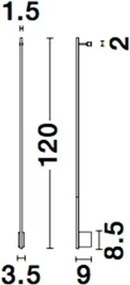 Nástěnné LED svítidlo NOVA LUCE GROPIUS 20W 3000K 9081150