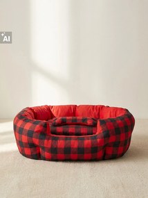 Sinsay - Sada pro psa: pelíšek, deka a plyšová hračka 3 pack - červená