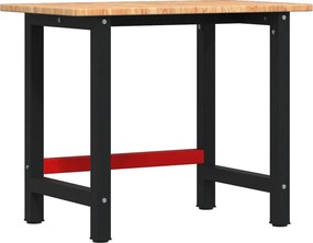 Pracovní stůl světle hnědý 100 x 60 x 81,5 cm dub obdélníkový 3309658