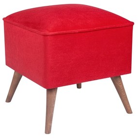 Atelier del Sofa Taburet New Bern - Red, Červená