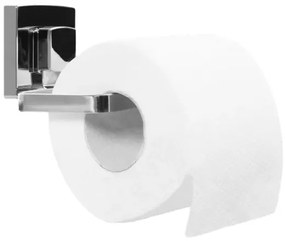 Ocelový nástěnný držák na toaletní papír 13x10x7cm stříbrný