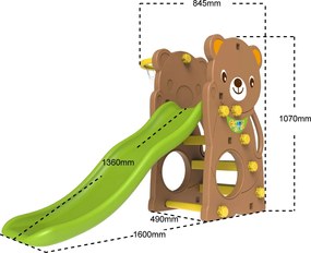RKToys Zahradní houpačka + skluzavka 4 v 1 hřiště CHD-161