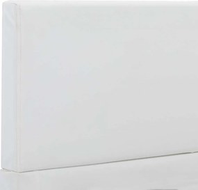 Rám postele bílý umělá kůže 120 x 200 cm 284764