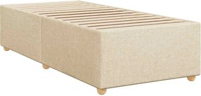 Box spring postel s matrací krémová 80 x 200 cm textil 3286505