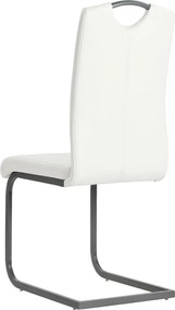 vidaXL Konzolové jídelní židle 2 ks umělá kůže [246195] Barva: Šedá