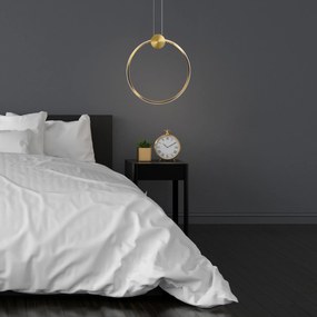 Toolight Toolight, LED stropní svítidlo 30cm, 13W, 4000K, 1500lm, APP1394-CP, zlatá matná, OSW-00952