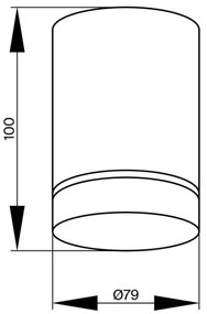 Maytoni C085CL-9W3K-B - LED Bodové svítidlo ORLO LED/9W/230V CRI 90 3000K černá