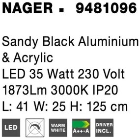 LED stojící lampa Nager